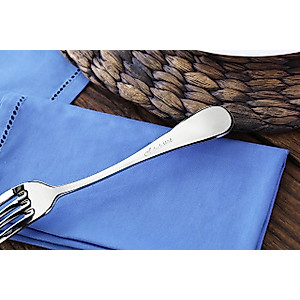 Artaste 59328 Rain 18/10 Stainless Steel Dinner Fork, 7.6-Inch, Set of 12, Silver