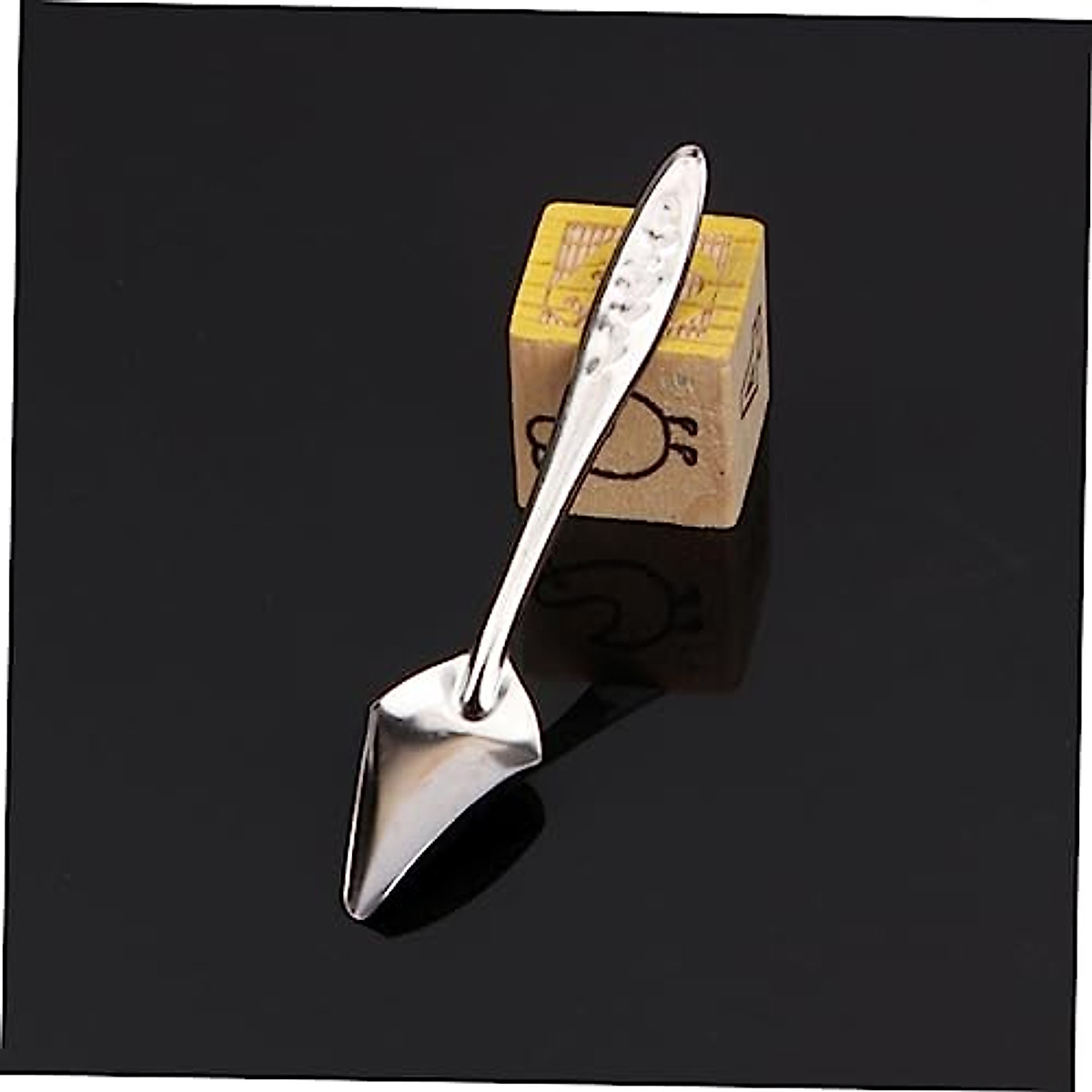 CORHAD 12 Pcs Feeding Spoon Bird Feeding Tool Hamster Spoon Pet Food Spoon Pet Milk Spoon Bird Parrot Spoon Hamster Feeding Tools Bird Feeding Scoop Bird Feeding Supplies Silver