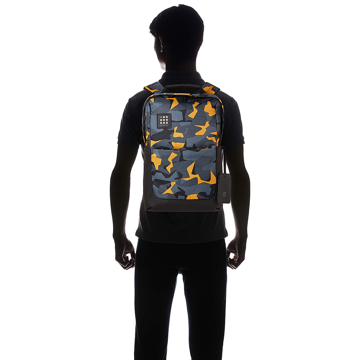 Moleskine Laptop, Camouflage Nero/Giallo, Go Backpack