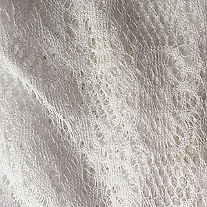 Off Shoulder Lace Dress, Women Two Piece White Lace Outfit Crop Tube Top Lace Crochet Low High Pencil Skirt Dress