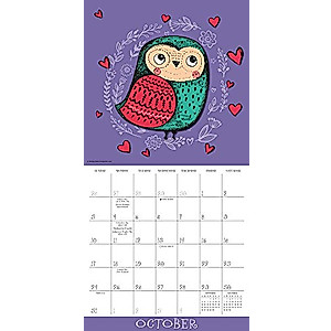 2021 Simply Owls 16-Month Wall Calendar