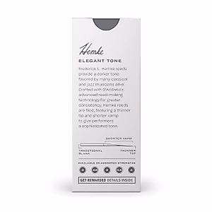 D'Addario Woodwinds Rico Hemke Baritone Sax Reeds, Strength 3.0, 5-pack - RHKP5BSX300