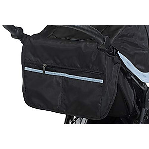 Britax B-Free Stroller, Frost - All Terrain Tires - Adjustable Handlebar - One Hand Fold - Large UV50 Canopy