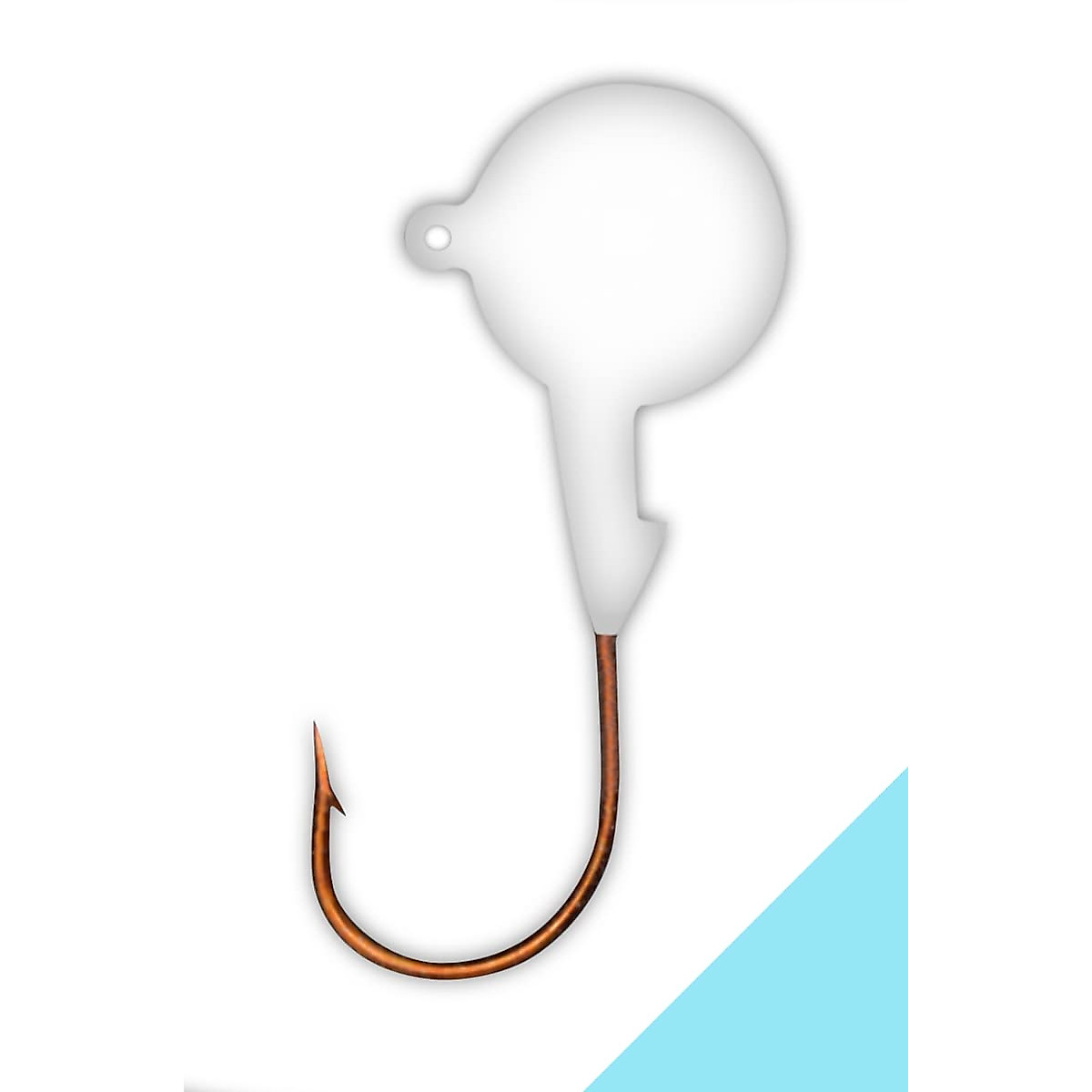 Big and Nasty Tackle Super Glow & Pout Pounder Jigs 2 Count (1 OZ, Blue Glow)