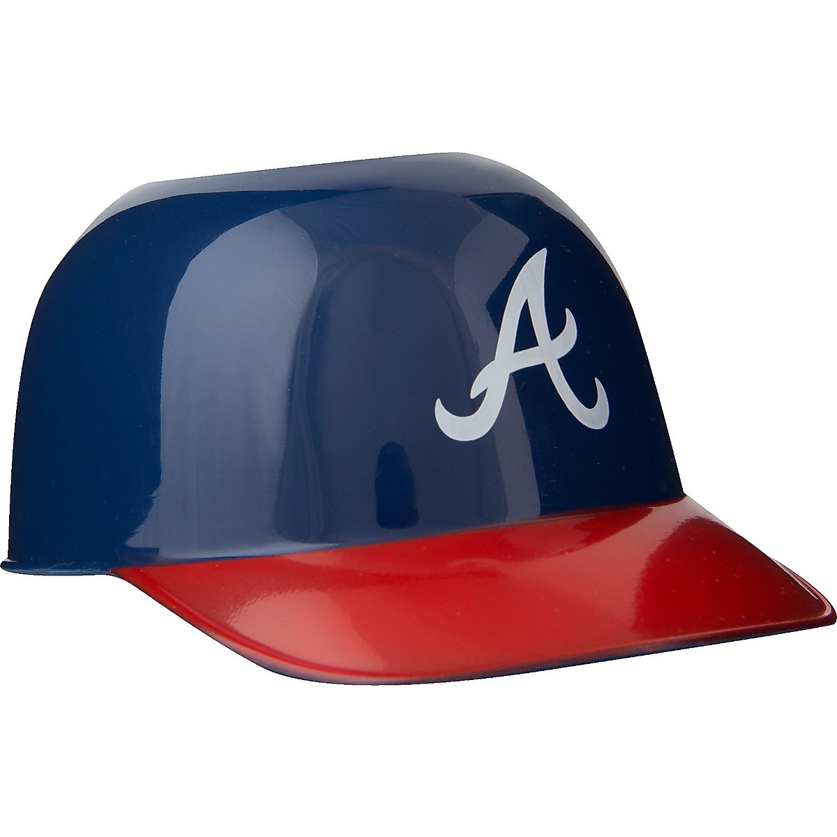 Official MLB Mini Baseball Helmet 8oz Ice Cream/Snack Bowls, 1 Count, Atlanta Braves