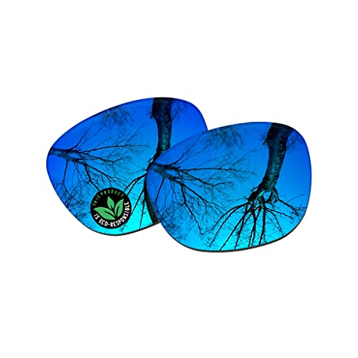 Raydi Polycarbonate Replacement Lenses for Bose Soprano BMD0011 Sunglasses - Ice Blue Mirror - Polarized