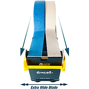 excell EX-17/3IN JVCC EX-17 Steel Desk Top Tape Dispenser: 3" wide, Blue/Grey