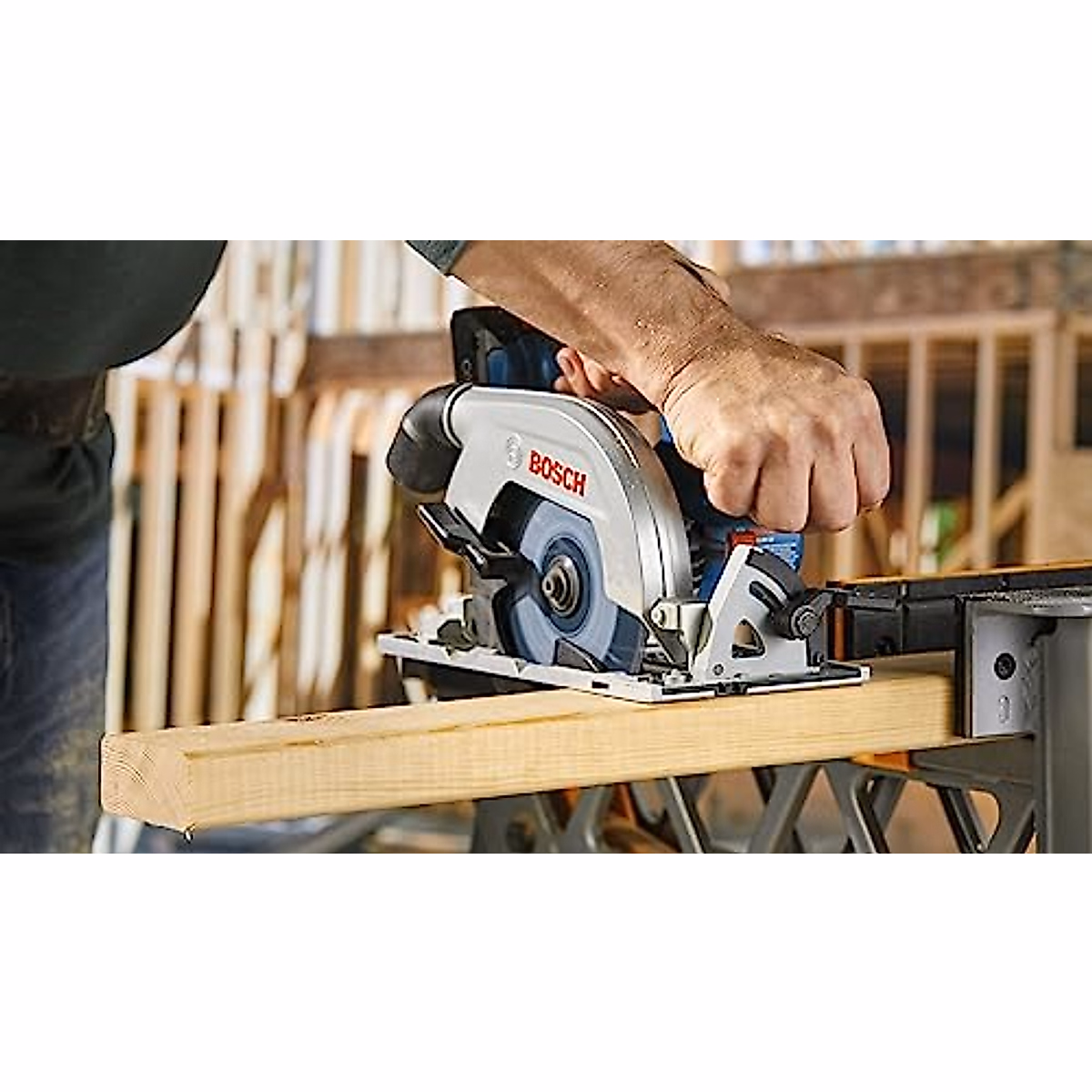 BOSCH GKS18V-22N 18V Brushless Blade-Right 6-1/2 In. Circular Saw (Bare Tool)