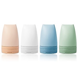 IUASZZ 2oz Travel Bottles, Silicone Travel Bottles for Toiletries, TSA Approved Small Travel Containers, Refillable Leak Proof Essentials for Shampoo Conditioner