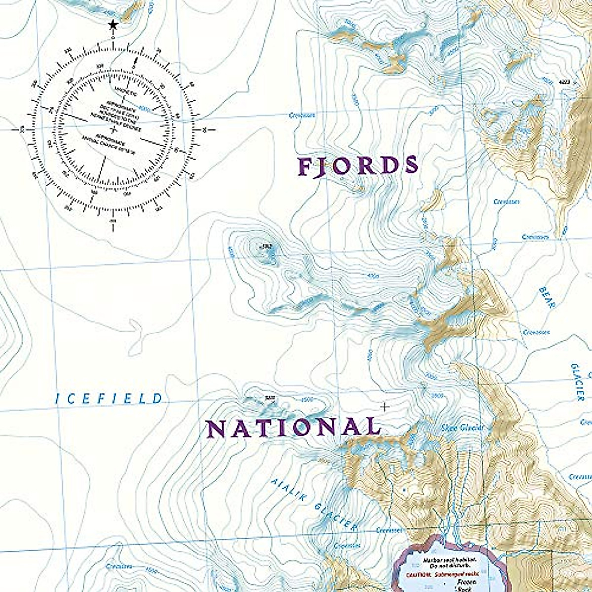 Kenai Fjords National Park Map (National Geographic Trails Illustrated Map, 231)