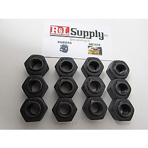 R&L SUPPLY (12) 1/2" Bandit Wood Chipper Blade Lock Nuts 900-4900-27