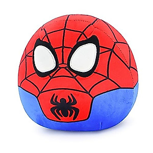 COAQAC 7 Inch Spider Plush Pillow, Super Soft Spidey Plushies Stuffed Animal Toys for Kids Adults Movie Fans, Birthday Gift Children's Day, Red (red)