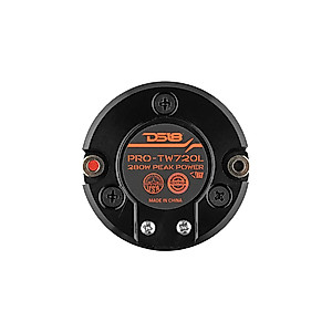 DS18 PRO-TW720L 2.28" Shallow High Compression Neodymium Super Bullet Tweeter 280 Watts 1" Aluminum Voice Coil 4-Ohm with RGB LED Lights