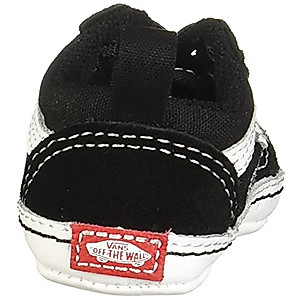 Vans Old Skool Crib (Infant/Toddler) Black/True White 4 Toddler M
