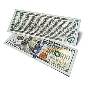 Franklin Million Dollar Bill Gospel Tract (Pack of 100, ESV)