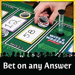 North Star Games Wits & Wagers Deluxe Board Game Award Winning Trivia Game - 4+ Players - Ultimate Party Game for Family, Teens and Adults.