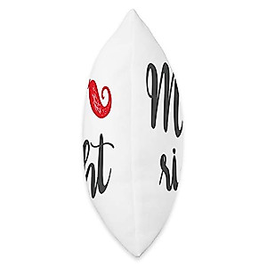 Funny Couple Partner Home Accessories Funny Matching Couple Partner, Mr. Right Throw Pillow, 18x18, Multicolor