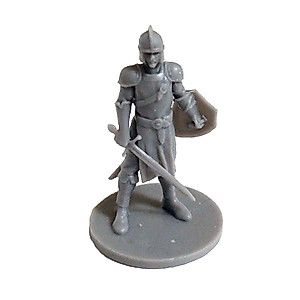 DRUNK'N DRAGON DND Guards Minis 25 Fantasy Miniatures for Tabletop/Dungeons and Dragons Roleplaying Games - Bulk Minis Unpainted- Figures Starter Set