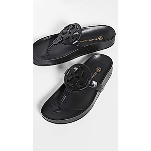 Tory Burch Women's Miller Cloud Sandals, Perfect Black, 8 Medium US