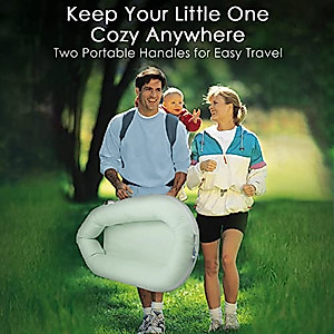 Organic Replacement Cover with Waterproof Pad | Premium Quality Spare Cover Certified Organic Cotton | Protects Against leaks | [Fits Dockatot Deluxe + Docks] (Cover Only) (Pistacho Green)