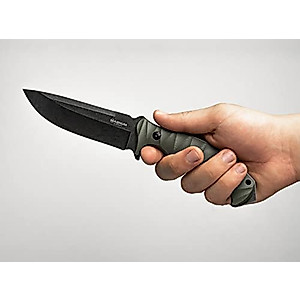 Boker 02LG115 Persian Fixed Knife with 440 Stainless Steel Blade, 4-3/4", Magnum