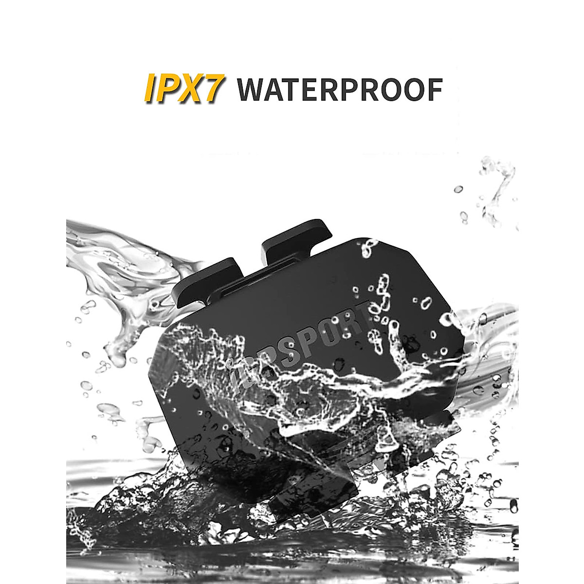 iGPSPORT Bike Cadence Sensor, Cycling RPM Monitor, Bluetooth ANT Compatible with Bike Computer Spin Bike Stationary Bikes