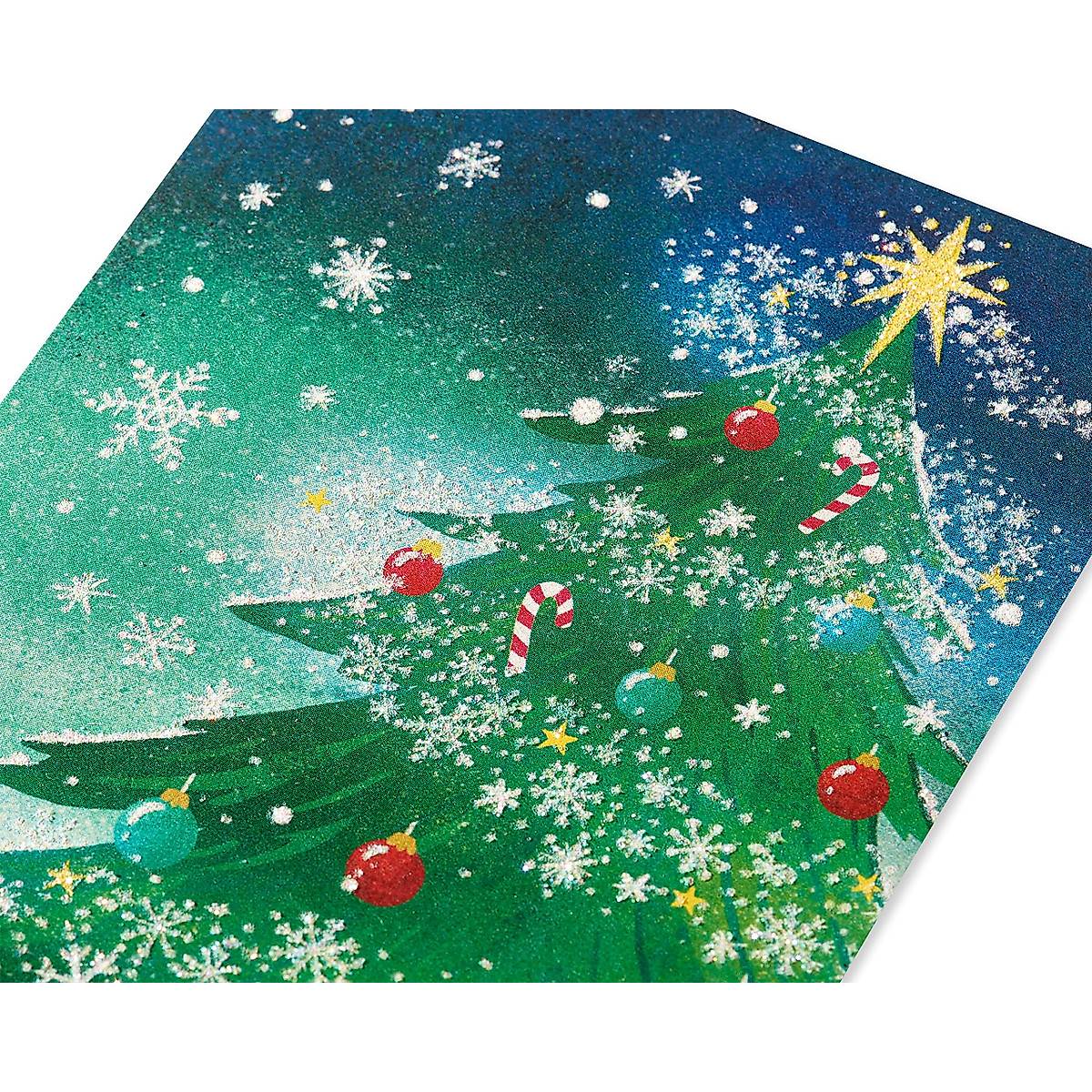 Papyrus Boxed Holiday Christmas Cards, Magical Tree Top, 20 Count