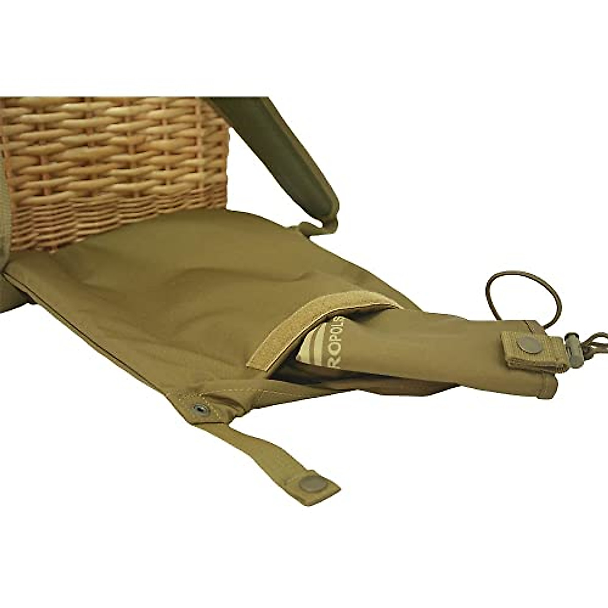 Acropolis Mushroom Foraging Bag - Wicker Basket for Adults and Kids - Haversack Bushcraft Bags - Gardeners Harvest Basket - Forage Pouch for Hiking, Morel Mushrooms, Camping, Hunting, X-Large, PHG-5