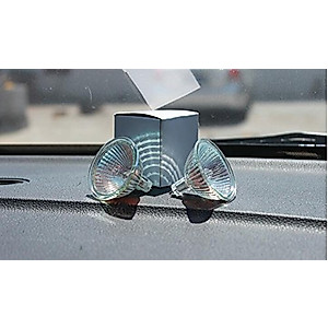 CTKcom 10Watt 12Volt MR16 Halogen Light Bulbs,MR16 Halogen Lamp Bi Pin Wide Beam High Lumens 2000Hr Life, Precision Halogen Reflector Fiber Optic Light Bulb (6 Pack)