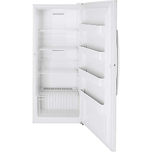 GE - 21.3 Cu. Ft. Frost-Free Upright Freezer - White Model:FUF21SMRWWW