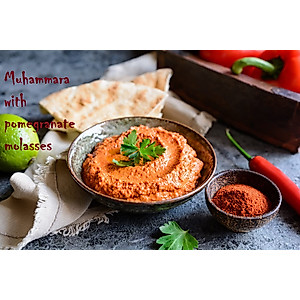 OFLORALE Pomegranate Molasses, 12.35 oz, 100% Natural, No Added Sugar, for Glazing, Dressings and Marinades