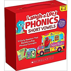 Laugh-A-Lot Phonics: Short Vowels (Parent Pack): 12 Engaging Books That Teach Key Decoding Skills to Help New Readers Soar