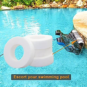 FBULWSEC Climbing Wheels Rings for Maytronics Dolphin Robot Swimming Pool Cleaner Climbing Rings M200 M400 M500 DX3 DX4 DX6,Part Number: 6101611-R4 (4 Pack)