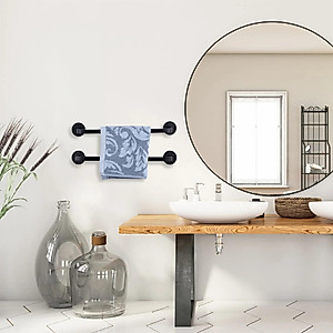 Towel Rack Metal Wall Mounted Towel Holder Strong Magnets Towel Rack for Refrigerator Stove Dishwasher