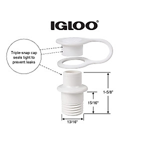 Igloo Replacement Triple Snap Drain Plug