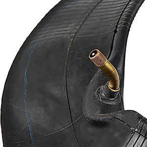 JJDD Carkio 3.50-8/3.00-8 Inner Tubes with Bent Valve Stem for pneumatic wheelbarrow wheel,cart wheel, garden cart, wagons - 2pcs