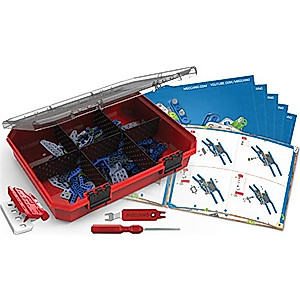 Meccano Erector, Advanced Machines Innovation Set, S.T.E.A.M. Building Kit with Real Motor