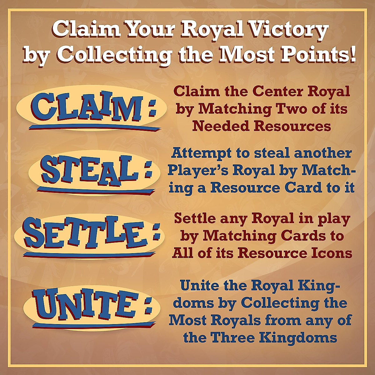 McKenna Games Royal Turmoil – New Wildly Fun Card Game for Kids 8-12, for Kids and Adults, Family Game and Learning Game for Family Night with Fast Setup and Fun Play