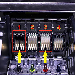 TBTeek Ink Cartridge Chip Connector Holder 2Pcs CSIC Assy for EC-C7000 EC-4040 EC-4020 EC-4030 WF-7820 WF-7840 WF-4730 WF-4720 WF-4740 WF-4734 WF-7820 WF-7840 XP-4100 XP-4105