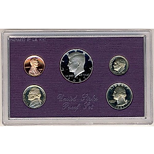 1987 S Clad Proof 5 Coin Set in Original Government Packaging Proof
