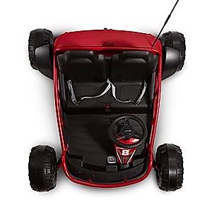Radio Flyer Ultimate 24 Volt Electric Go-Kart for Kids Ages 3-8, 2-Seater, Red