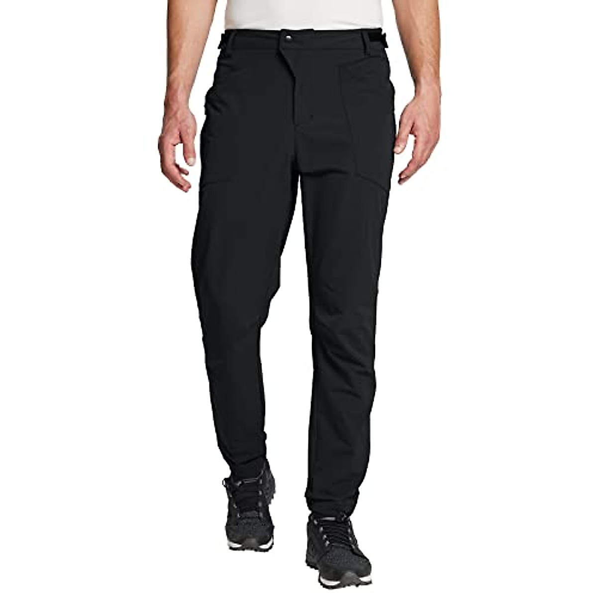 BALEAF Men's Mountain Bike Pants MTB Cycling Pants Hiking Running Gear Bicycle Biking Water Resistant Lightweight Outdoor Black 2XL