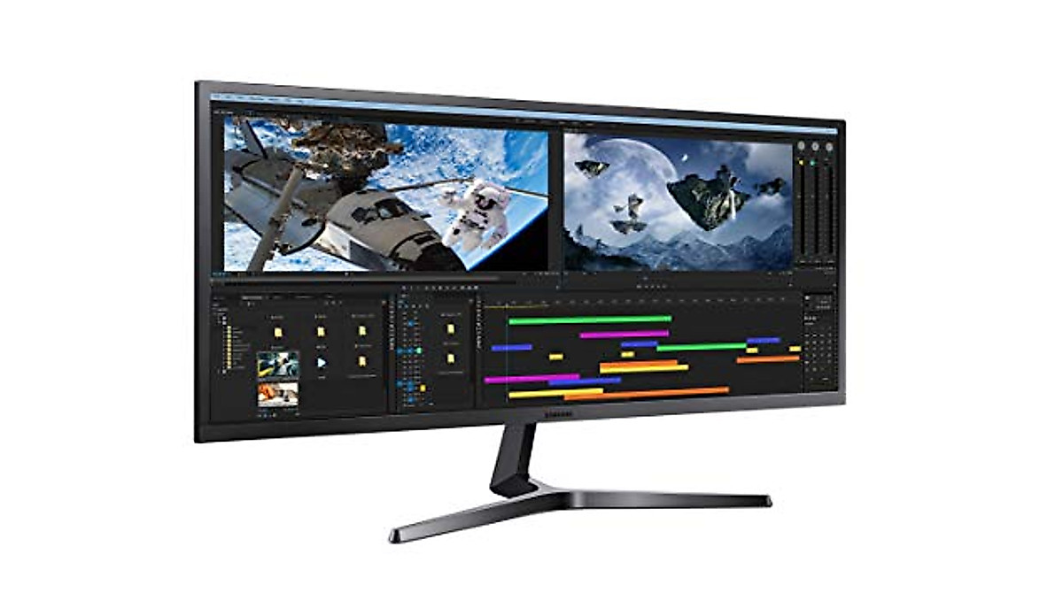 Samsung 34-Inch SJ55W Ultrawide Gaming Monitor – 75Hz, WQHD, FreeSync