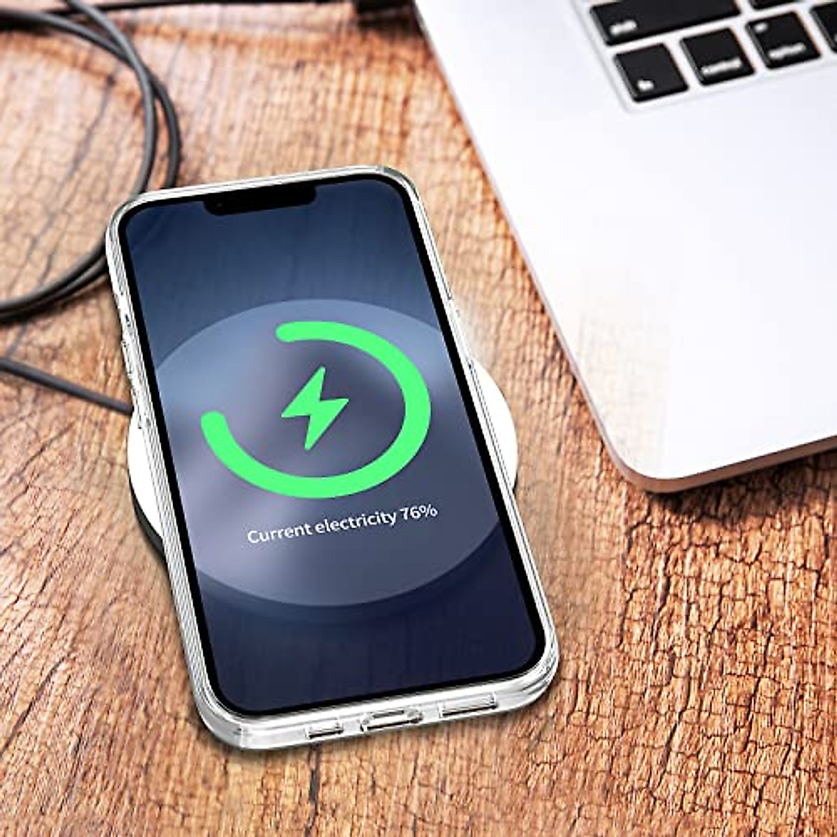 TENOC Phone Case Compatible for iPhone 13 Mini, Clear Case Shockproof Protective Bumper Slim Cover for 5.4 Inch 2021 Release