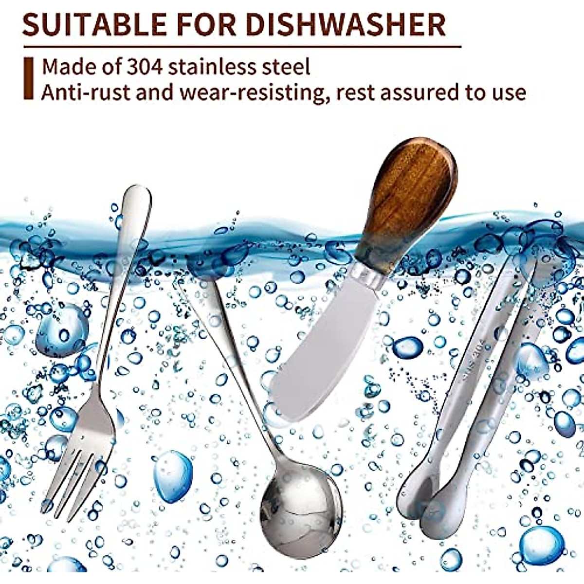 Charcuterie Accessories(25 Psc), Cheese Spreaders For Charcuterie Board, Mini Serving Spoons, Blank Toothpick Flags，Bowl For Christmas Pastry Making，forks And Mini Serving Tongs