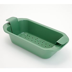 Carla Hall Sweet Heritage Breadwinner Loaf Pan w/Lift Out Tray (Sage)