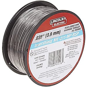 Lincoln Electric ED030584 Inner Shield NR-211 Flux-Core Welding Wire, .035-In. - Quantity 5