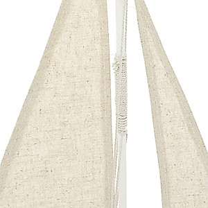 Deco 79 Coastal Wood Sail Boat Sculpture, 14" x 2" x 22", Brown