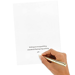 Hallmark Thanksgiving Cards Pack, Giving Thanks (40 Cards with Envelopes)
