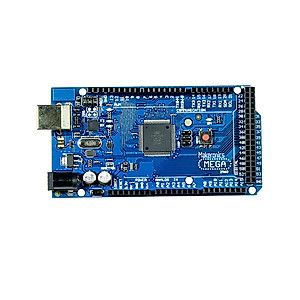 Makeronics Microcontroller Board and RAB 7-in-1 Breadboard Holder with USB Cable Compatible with MEGA 2560 R3 ATMEGA16U2 and Arduino IDE